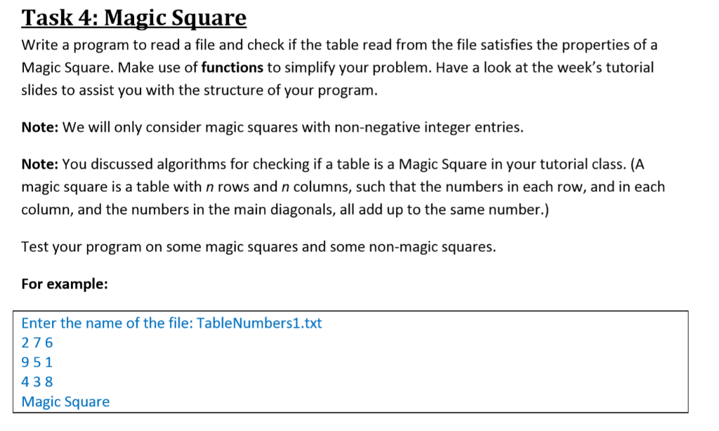 Solved Task 3a: Tables We now know how to read a file and | Chegg.com