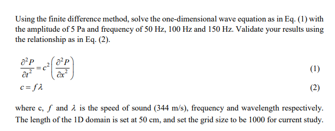 Using the finite difference method, solve the | Chegg.com