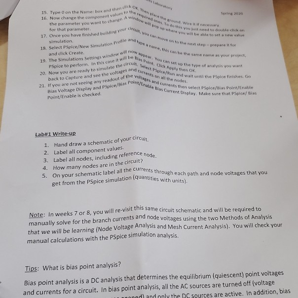 Solved PROCEDURE In this part we will create a simple DC | Chegg.com