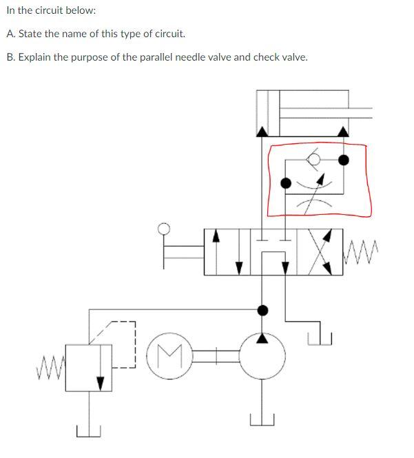In the circuit below: A. State the name of this type | Chegg.com