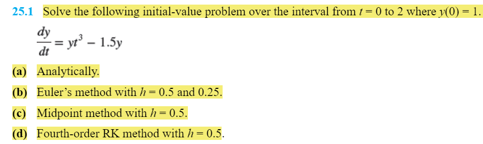Solved Please help with C and D.25.1 ﻿Solve the following | Chegg.com