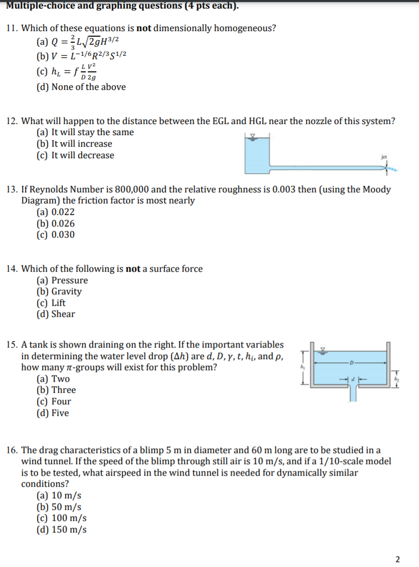 Solved Multiple-choice and graphing questions (4 pts each). | Chegg.com