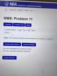 Solved (1 seied 8f(x)=(sin−1(x+2))4⋅tan f(x)= | Chegg.com