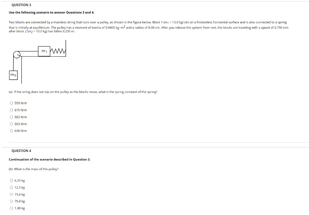 Solved QUESTION 3 Use the following scenario to answer | Chegg.com
