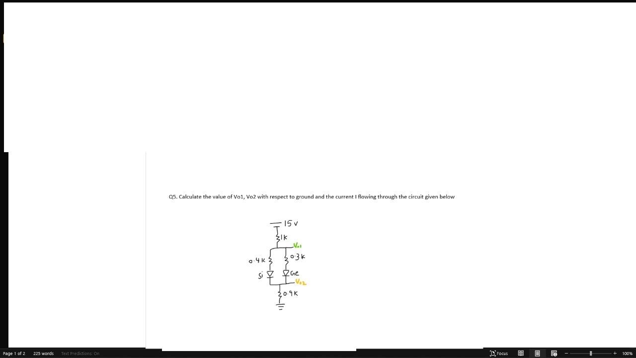 Solved 95. Calculate the value of Vo1, Vo2 with respect to | Chegg.com