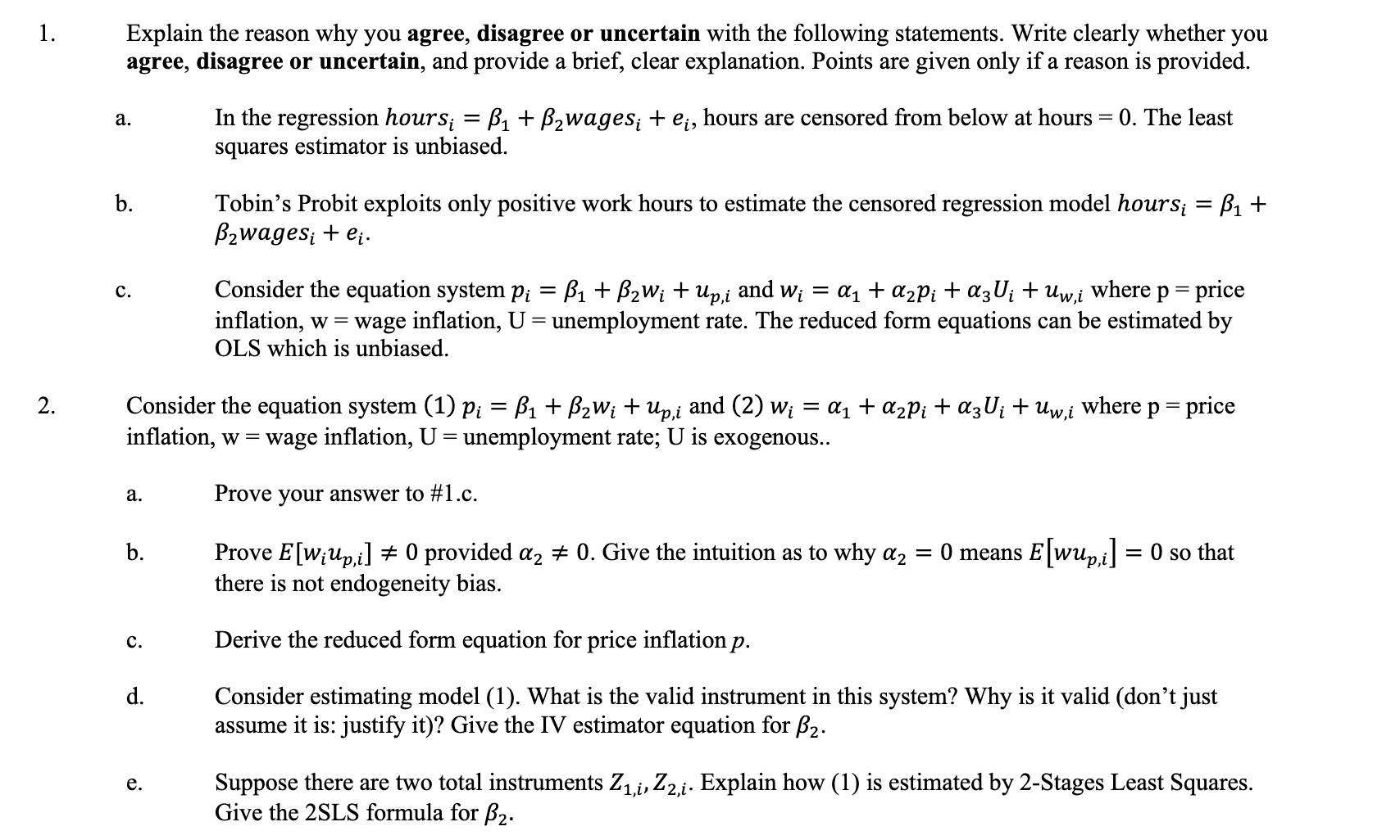 Solved Answer question 2 ﻿only. Notice there are several | Chegg.com