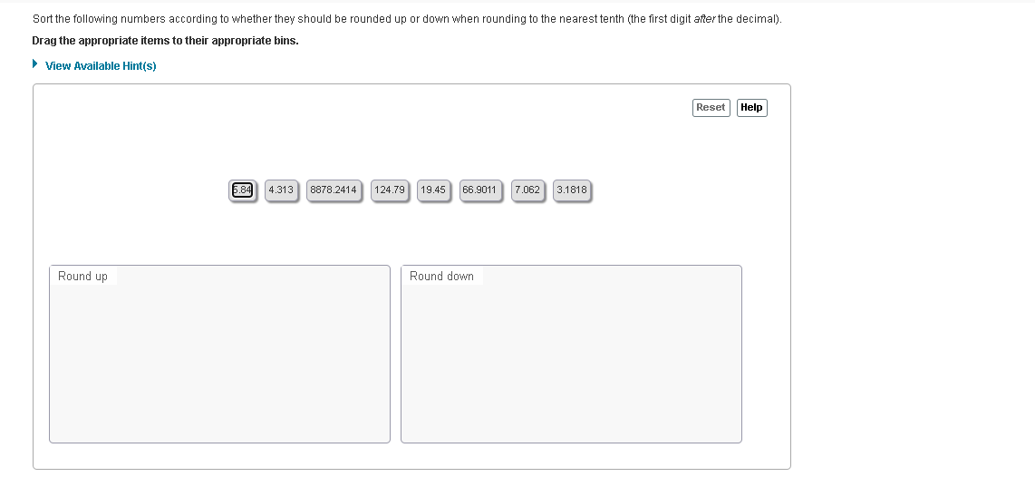 Solved Sort the following numbers according to whether they | Chegg.com