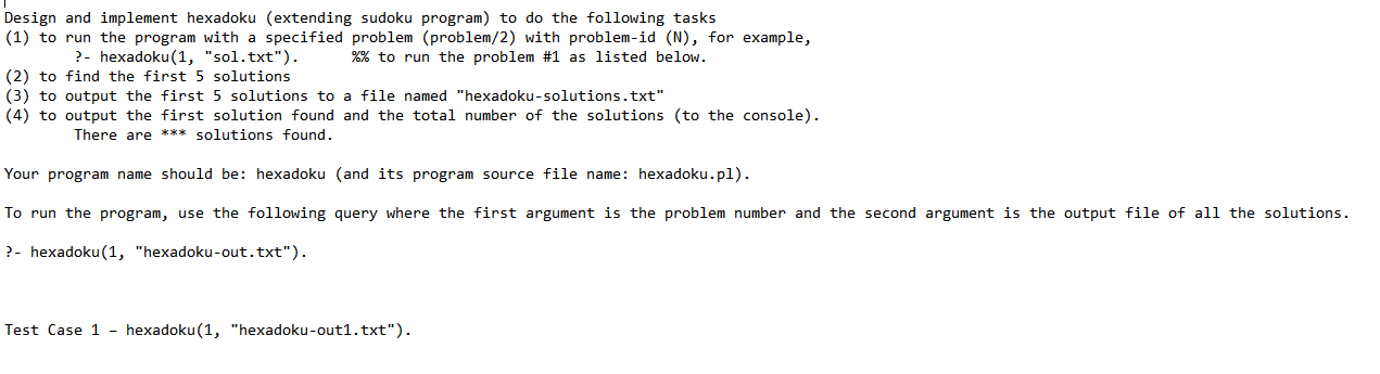 Design and implement hexadoku (extending sudoku | Chegg.com