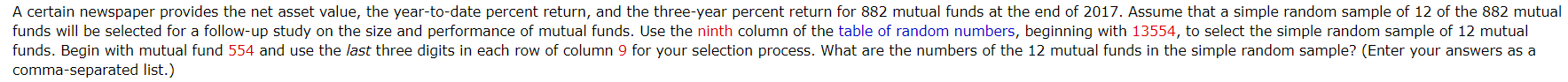 Solved comma-separated list.) | Chegg.com