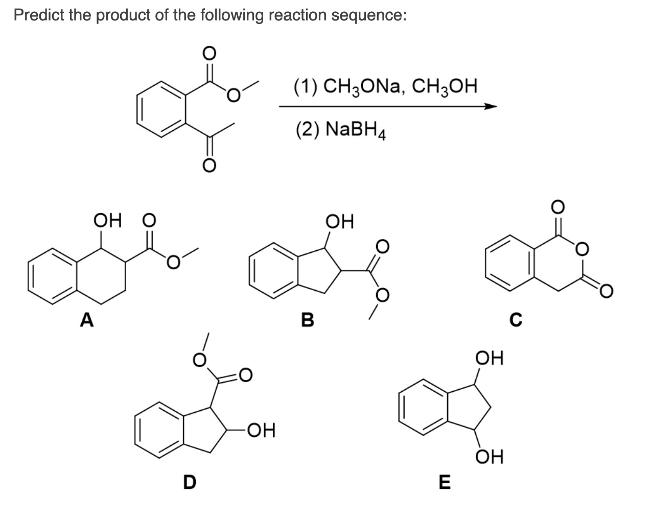 Solved Predict the product of the following reaction | Chegg.com