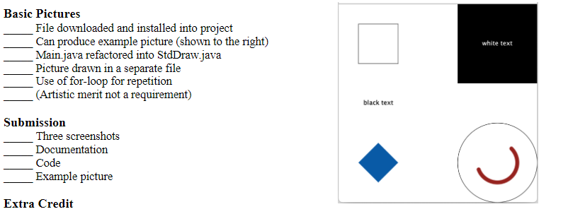 Solved Download the StdDraw.java file from the course | Chegg.com