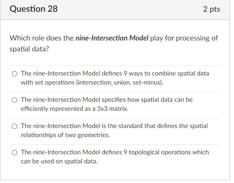 Solved Question 28 2 pts Which role does the | Chegg.com