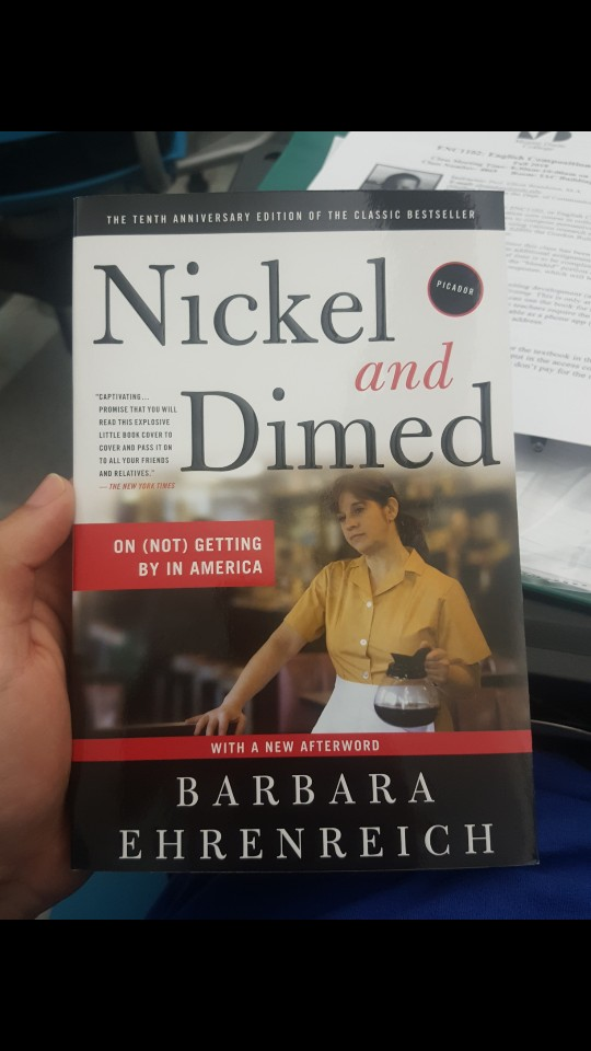 Book, "Nickel and Dimed": The author of Nickel | Chegg.com