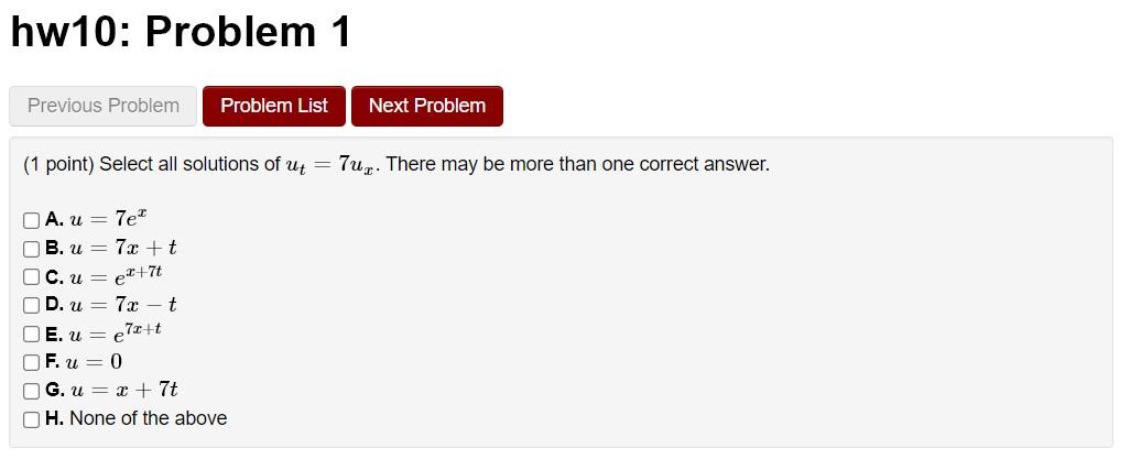 Solved hw10: Problem 1 Previous Problem Problem List Next | Chegg.com