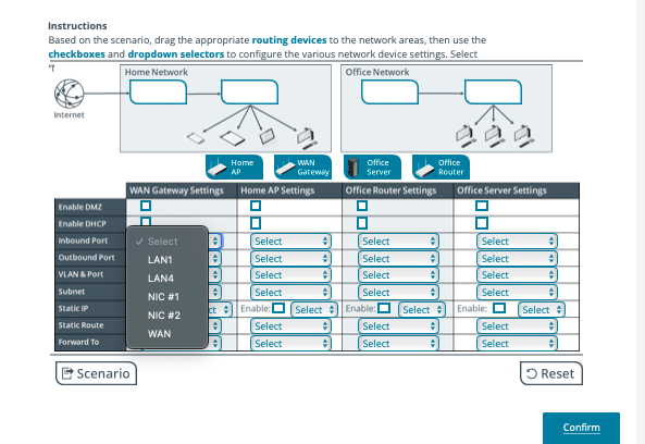 Instructions Based on the scenario, drag the | Chegg.com