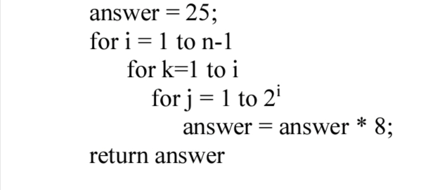 Solved Compute the complexity of the following algorithms in | Chegg.com
