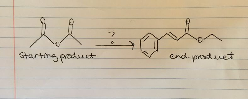 Solved I am working on a reverse synthesis reaction and | Chegg.com