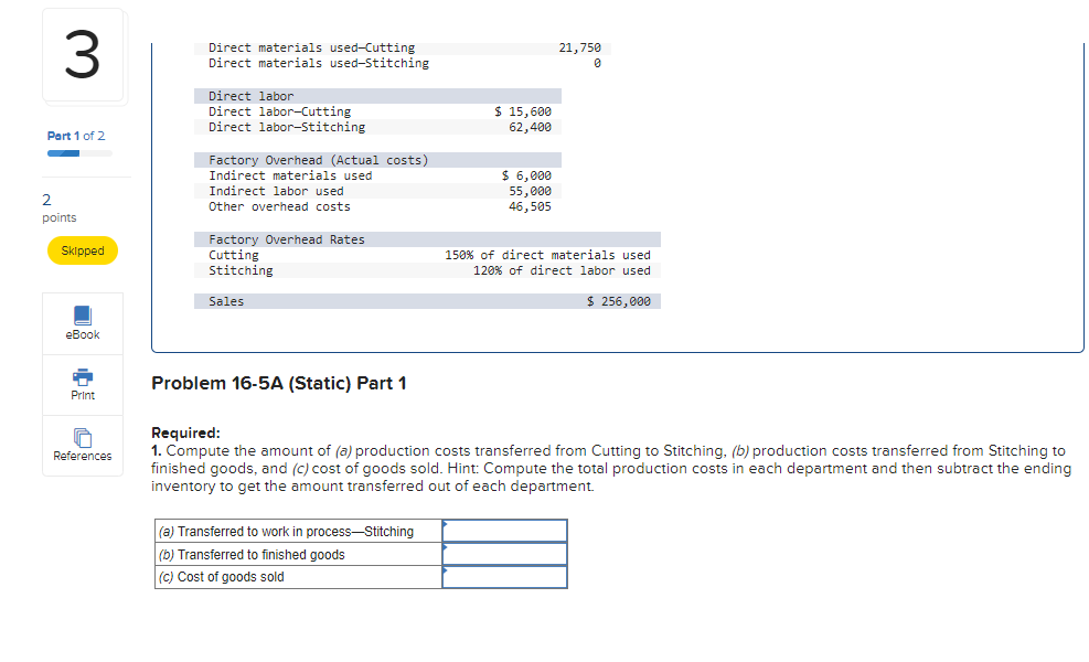 Solved Problem 16-5A (Static) Part 2 2. Prepare May 31 | Chegg.com