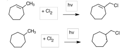 Solved CH3 hv + Cl2 CH3 hv CI + Cl2 | Chegg.com