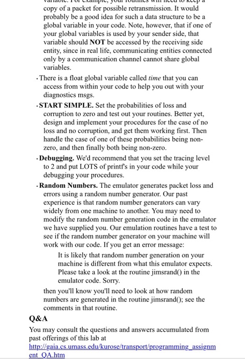 Solved Programming Assignment: Implementing a Reliable | Chegg.com Solved Programming Assignment: Implementing a Reliable | Chegg.com