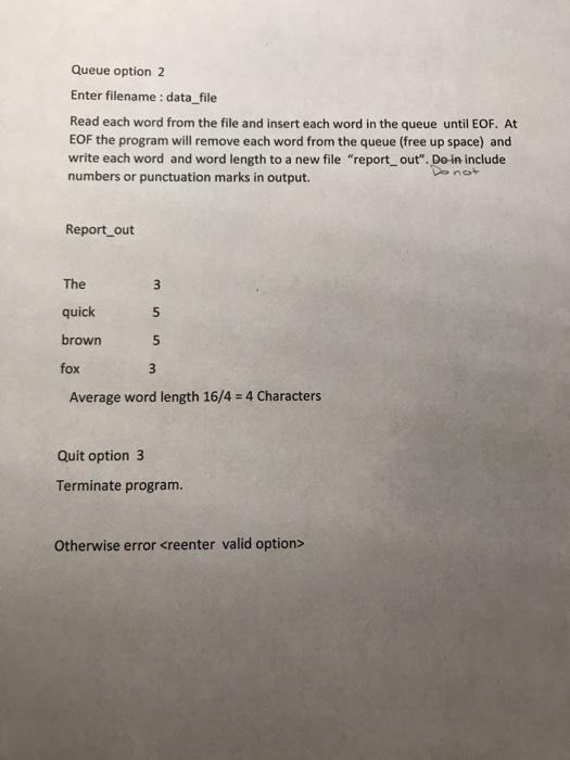 C++ Program - Implement stack and queue using a | Chegg.com