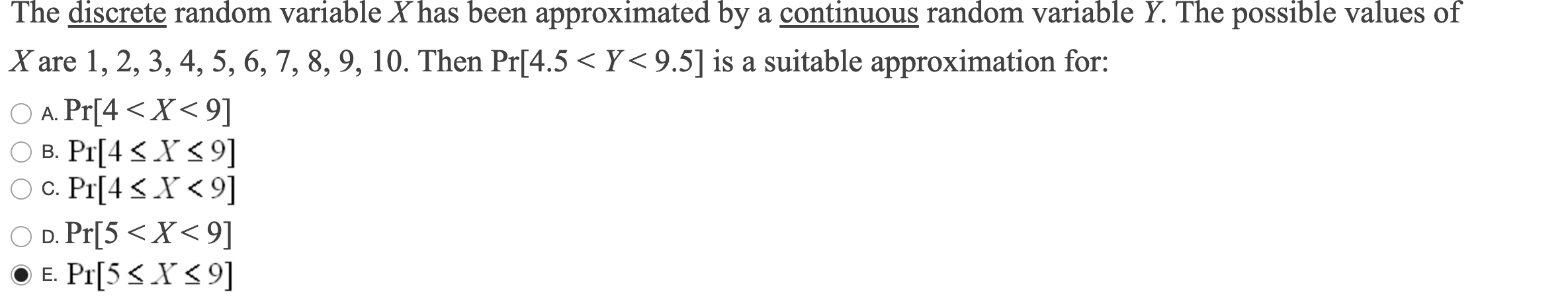 Solved The Discrete Random Variable X Has Been Approximated 2800