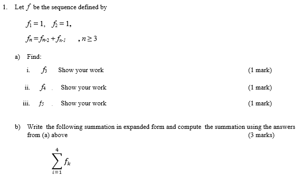 Solved 2. Write the following summation in expanded form and | Chegg.com