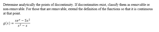 Solved Determine analytically the points of discontinuity. | Chegg.com