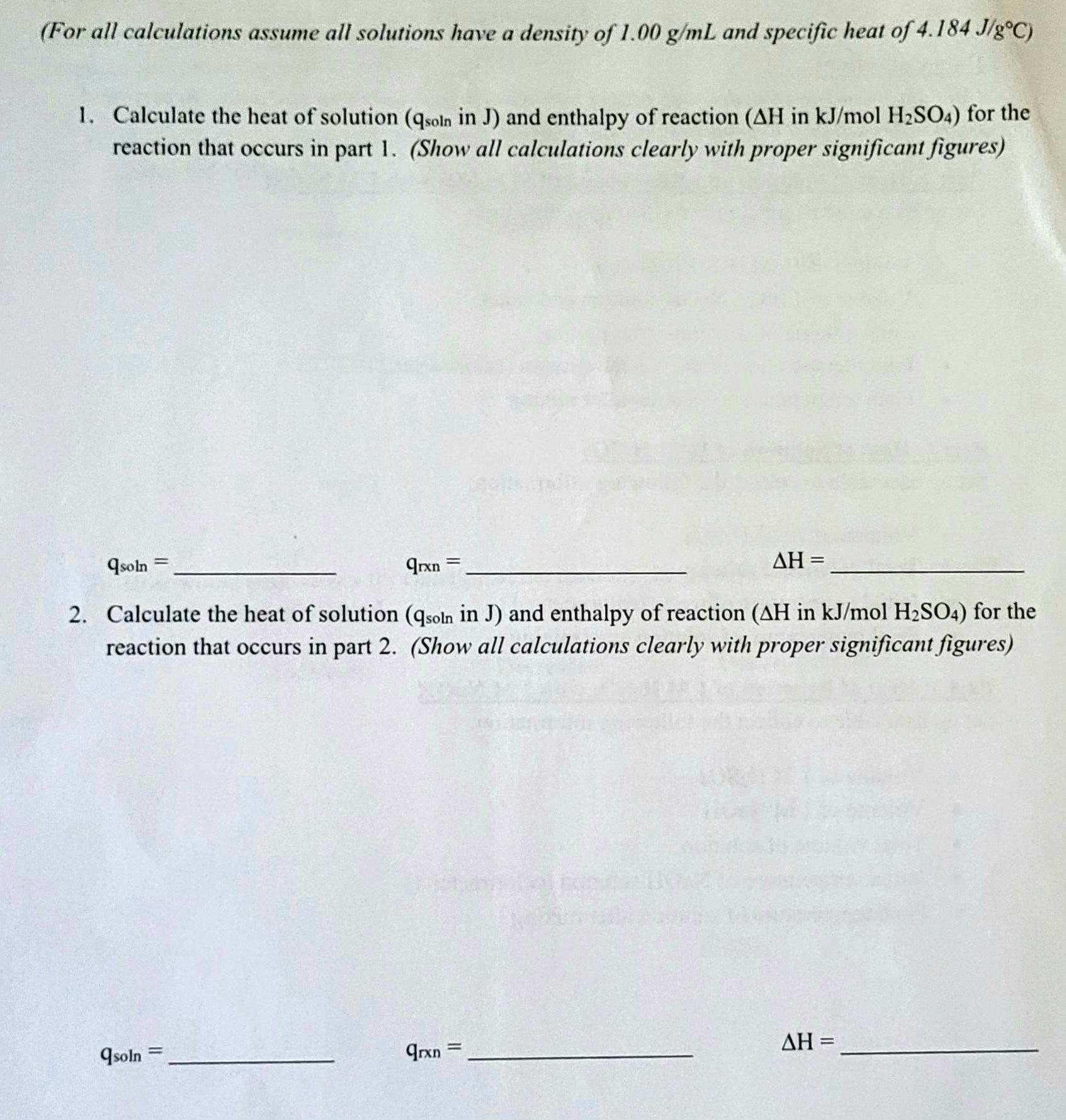 Solved Use the data that has been collect for part 1,2 and 3 | Chegg.com