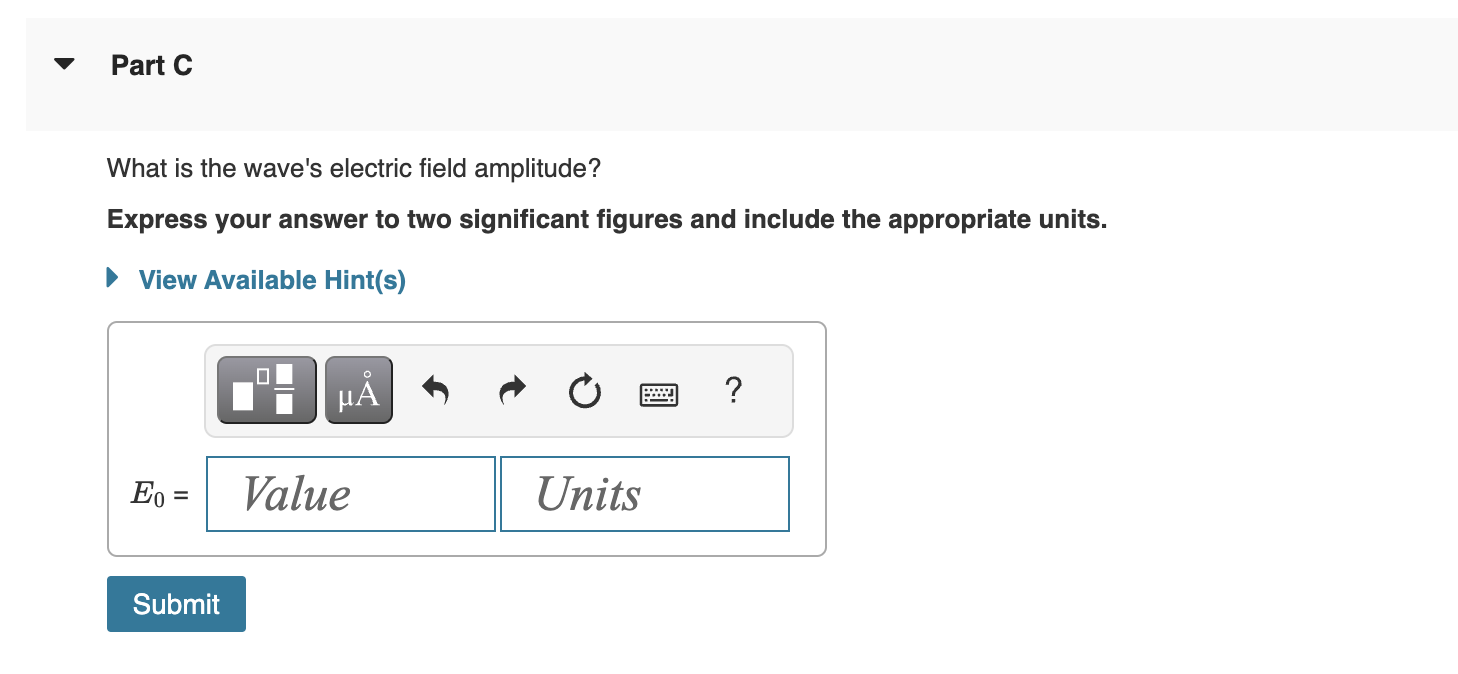 Solved What is the wave's wavelength? The magnetic field of | Chegg.com