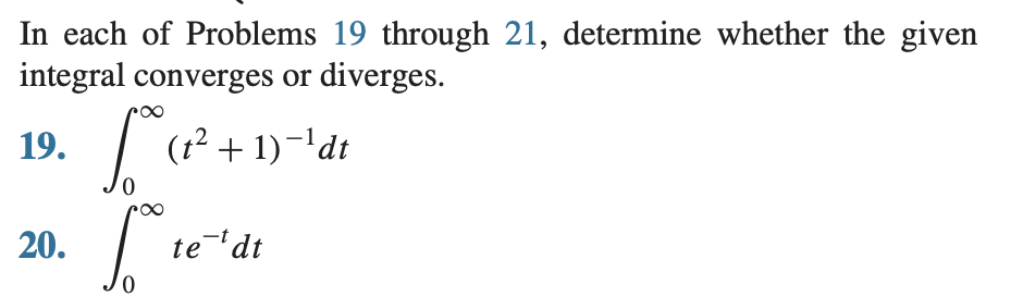 Solved In each of Problems 19 through 21 , determine whether | Chegg.com