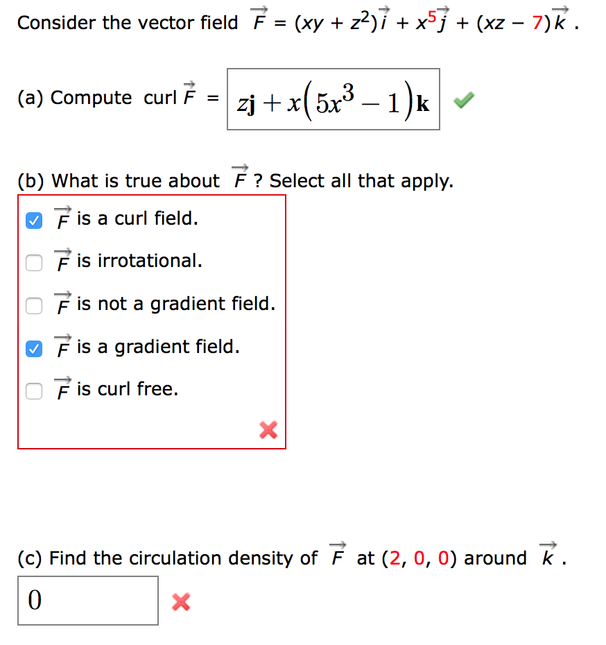 Solved 5 Consider the vector field F = (xy + z2) i + xy + | Chegg.com