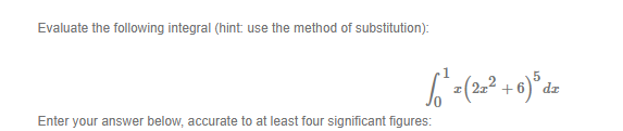 Solved Evaluate the following integral (hint: use the method | Chegg.com