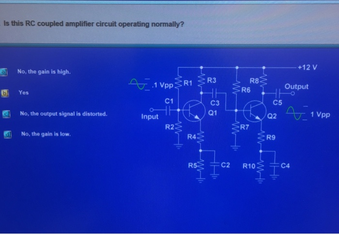 Solved 7 aspx 71. In this push-pull amplifier circuit, Q2 | Chegg.com