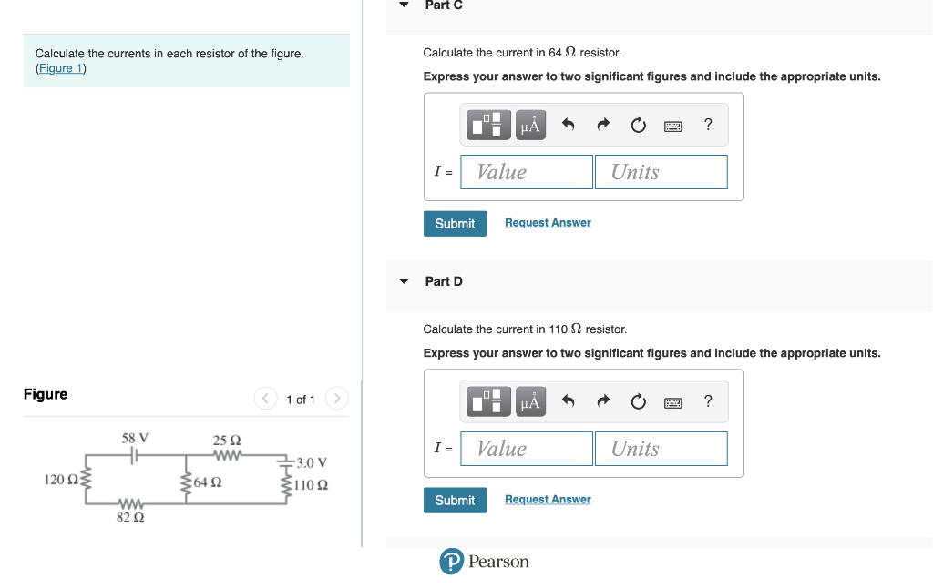Solved Calculate the currents in each resistor of the | Chegg.com