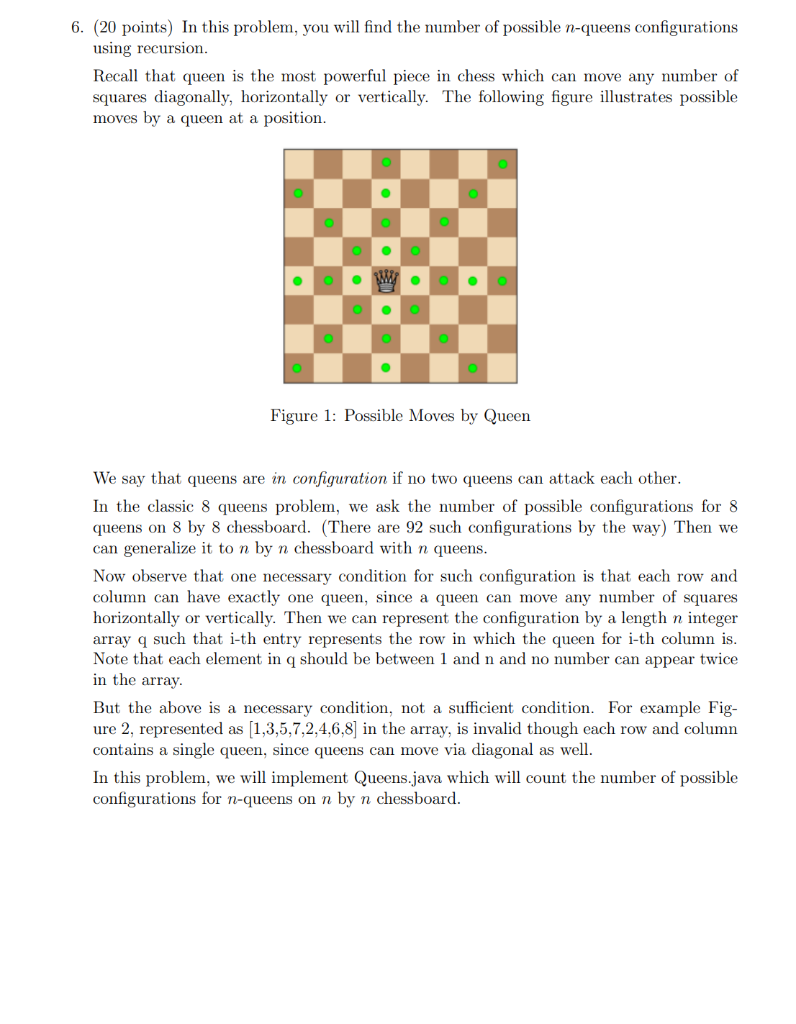 Solved 6. (20 points) In this problem, you will find the | Chegg.com