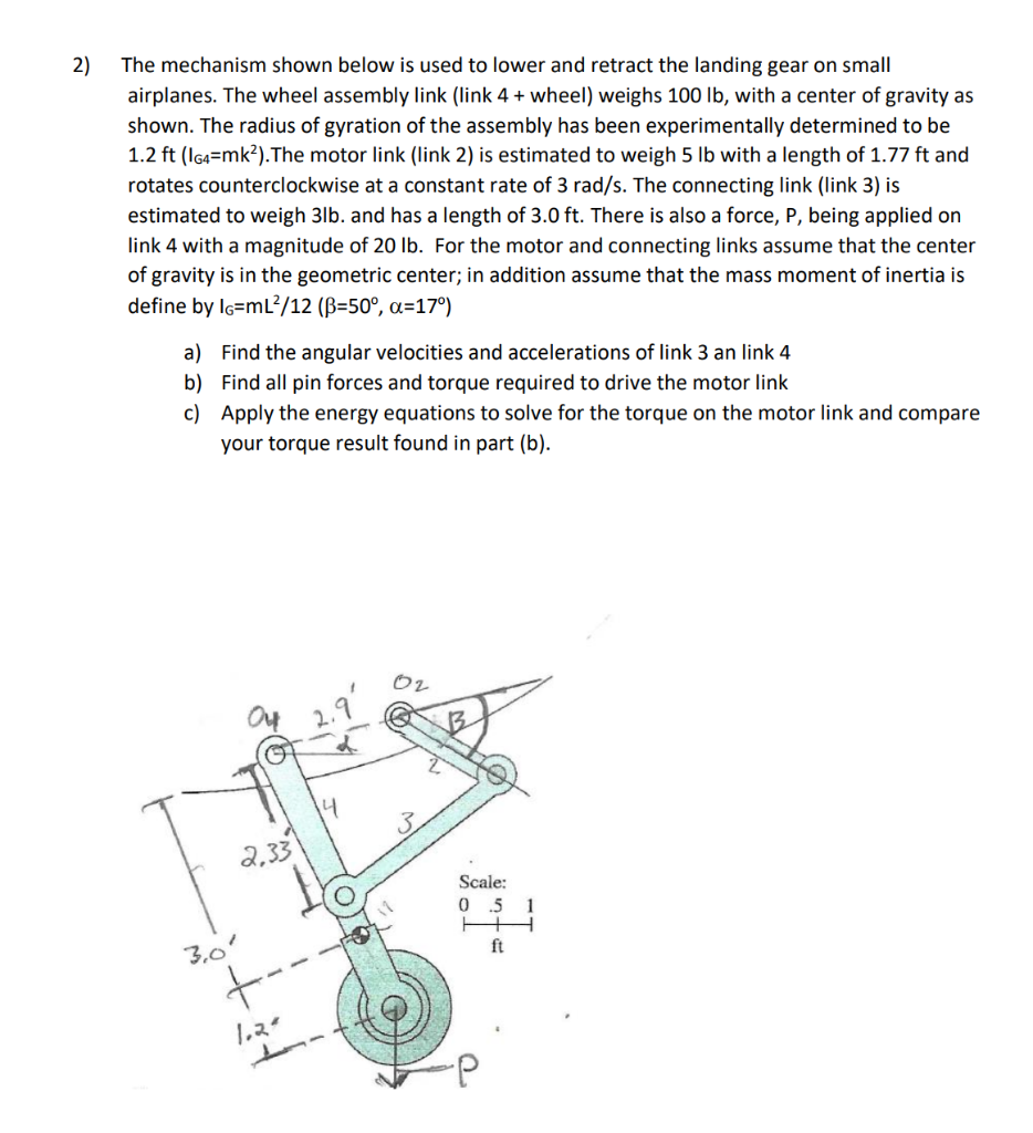 Solved The mechanism shown below is used to lower and | Chegg.com
