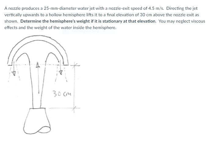 Solved The figure shows the plan view of a two-exit fitting | Chegg.com