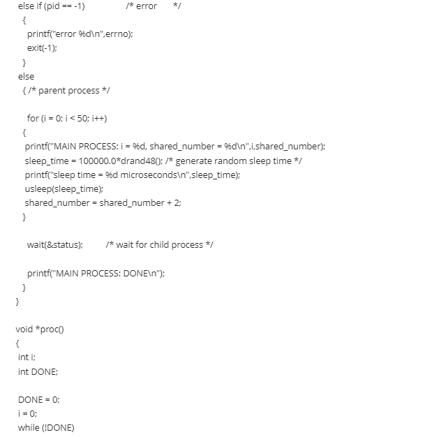 Solved Q2. Processes vs Threads Study the two programs | Chegg.com