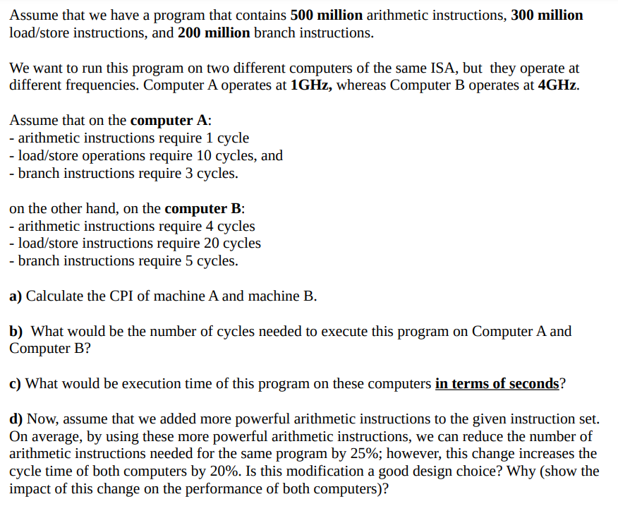 Solved Assume that we have a program that contains 500 | Chegg.com
