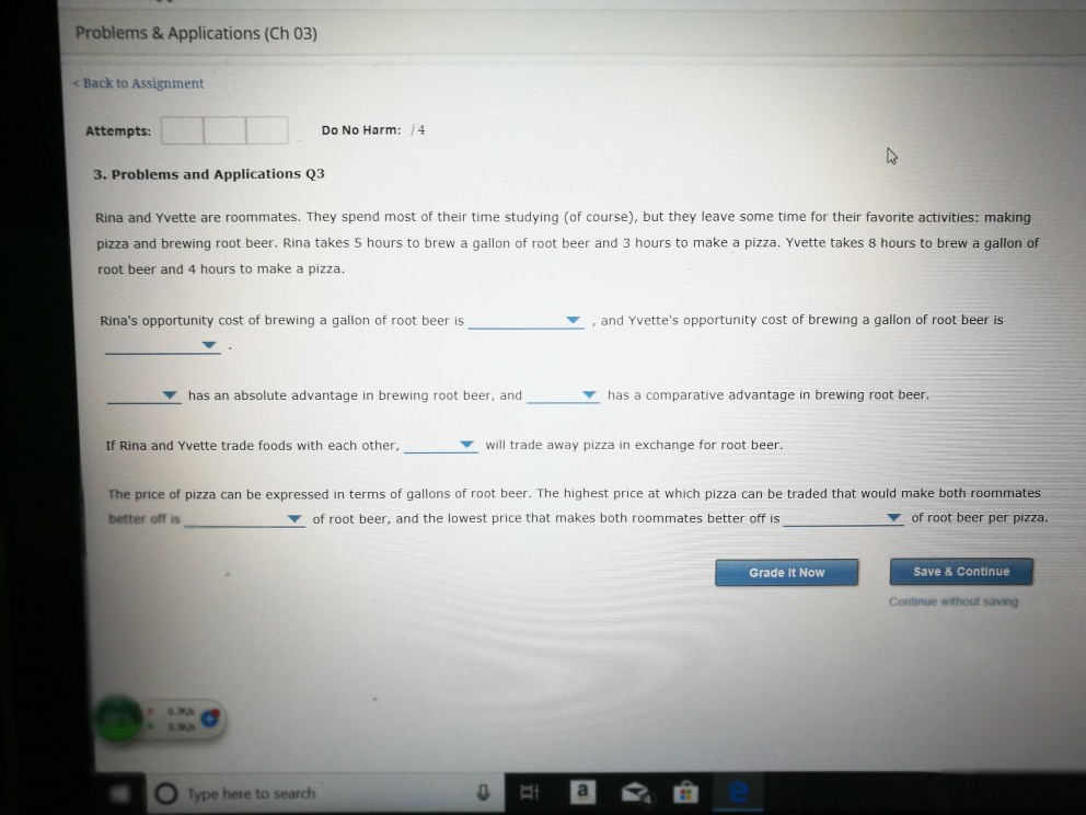 Solved Problems & Applications (Ch 03) c Back to Assignment | Chegg.com