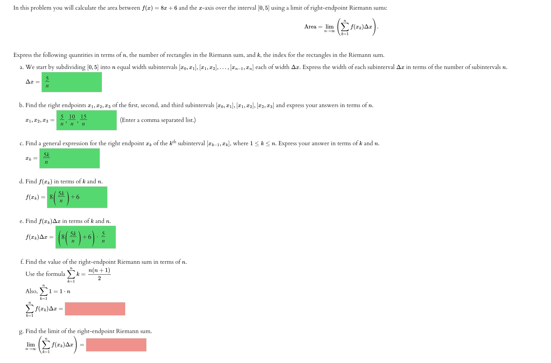 Solved In this problem you will calculate the area between | Chegg.com