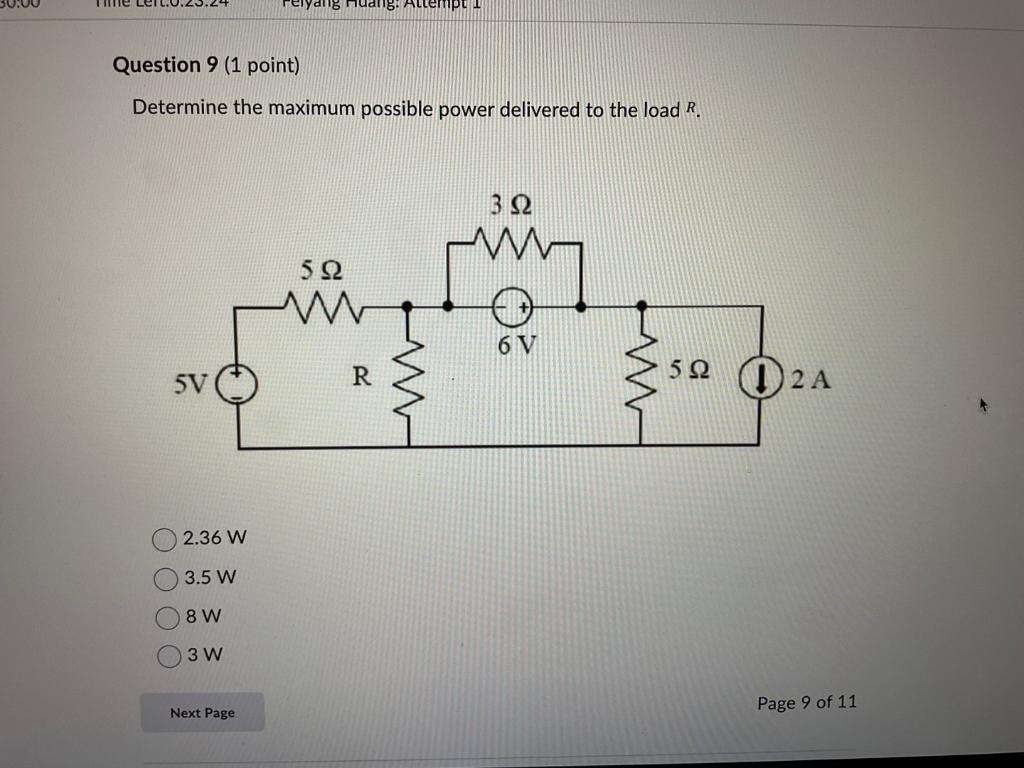 Solved Determine the maximum possible power delivered to the | Chegg.com