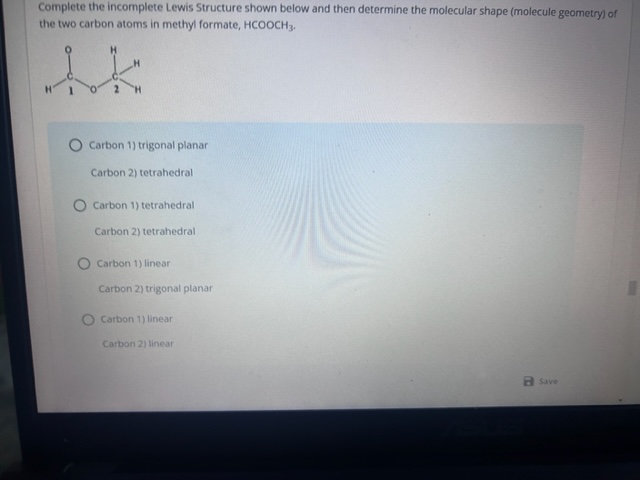 Solved Complete the incomplete Lewis Structure shown below | Chegg.com