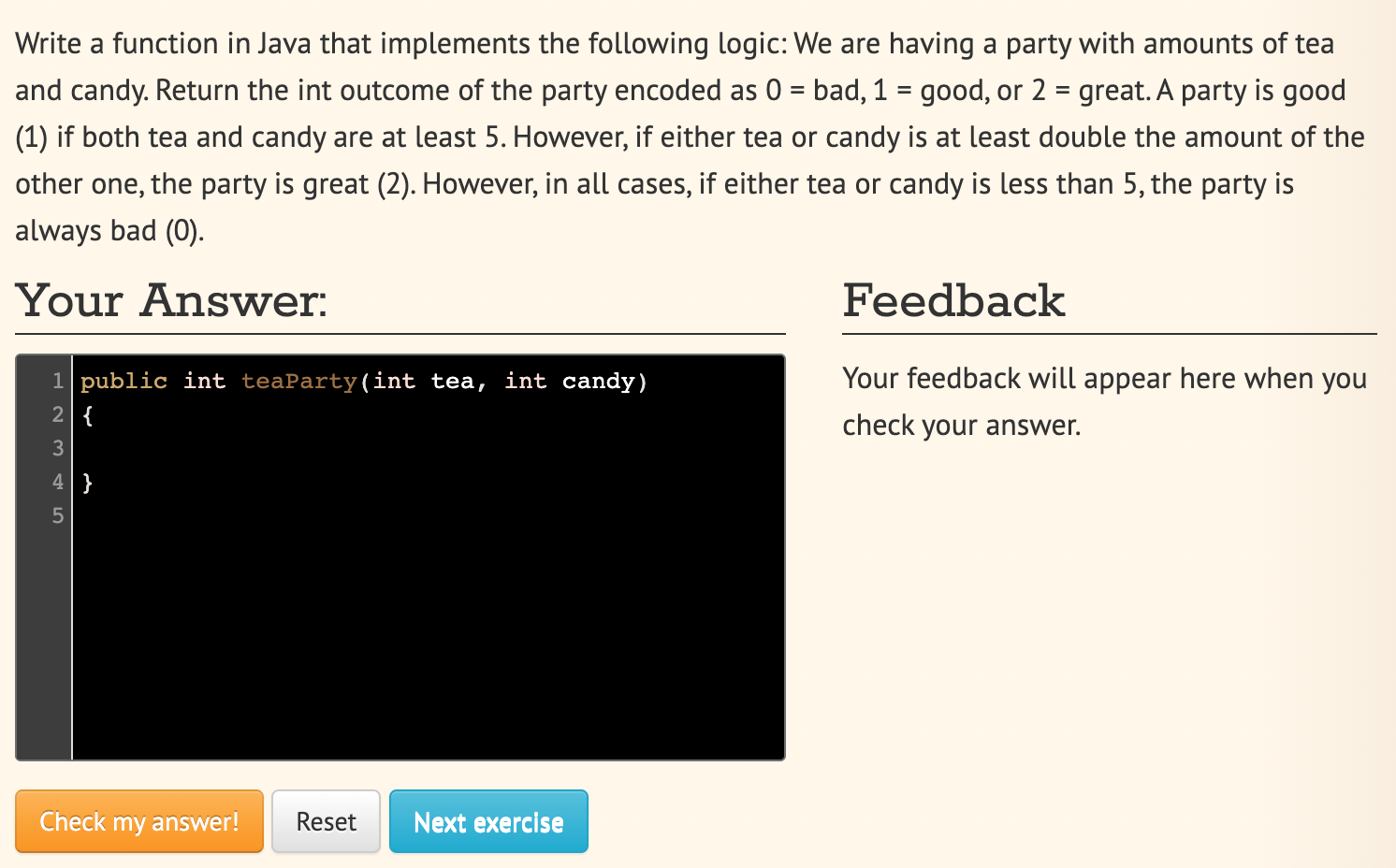 Solved Write a function in Java that implements the | Chegg.com