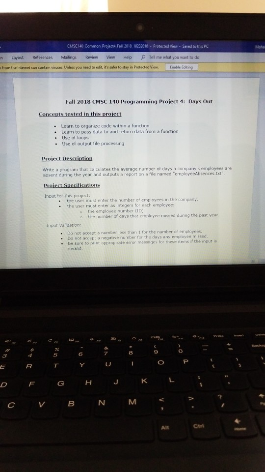 Solved CMSC140 Common Project4, Fa all 2018 1023201 - | Chegg.com