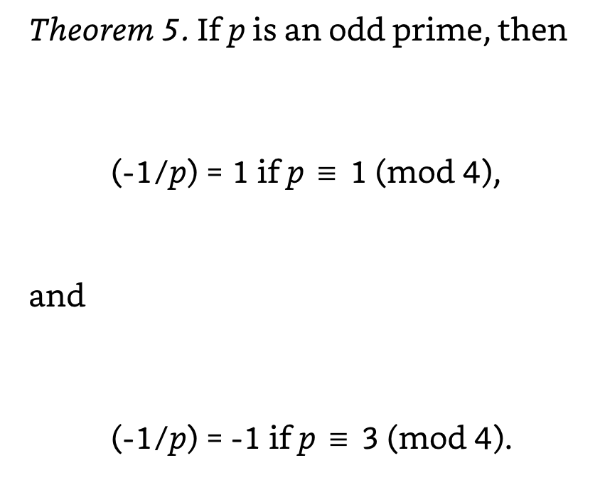 Solved 4 Calculate The Following Legendre Symbols Using
