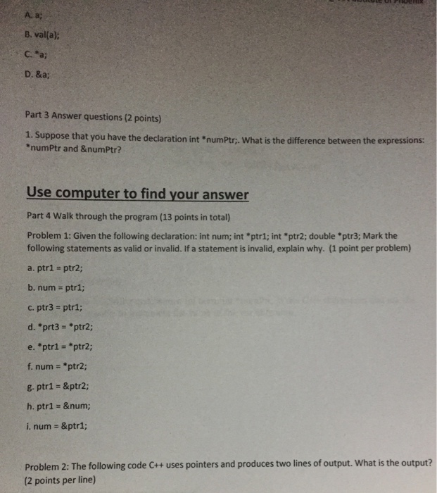 Solved Part 1 True or false, (1 point per question) 1. If p | Chegg.com