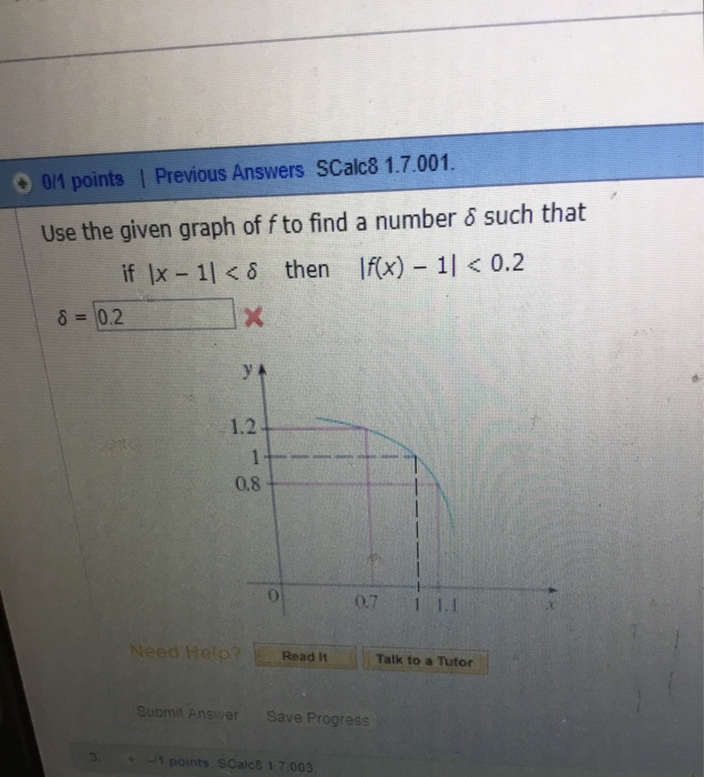 Solved ) 011 points 1 Previous Answers scalc8 1.7.001. Use | Chegg.com