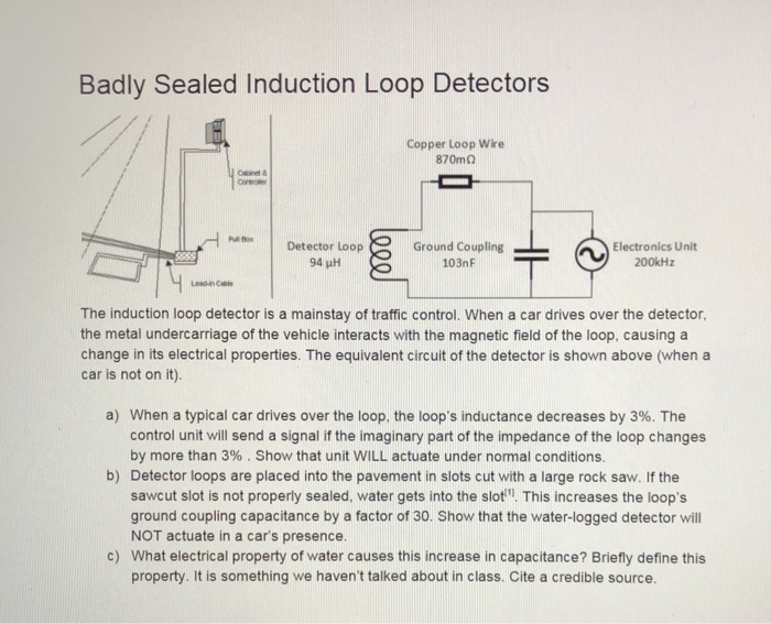 Solved Badly Sealed Induction Loop Detectors Copper Loop